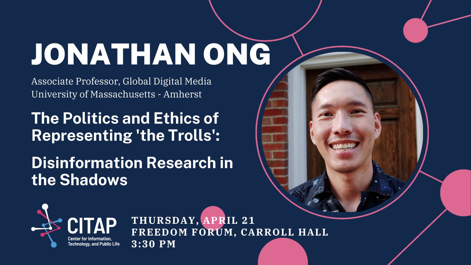 Jonathan Ong on the Politics and Ethics of Representing 'The Trolls' - The Center for ...